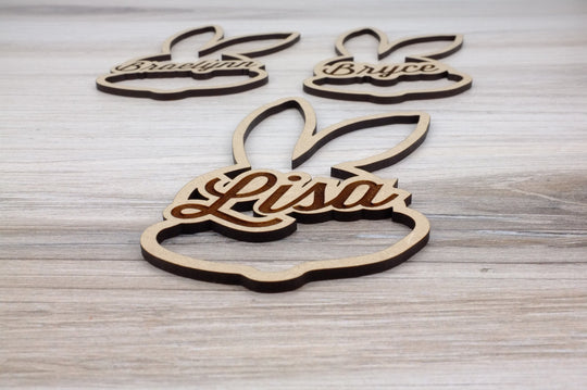 Personalized Easter basket tags, bunny tags, Easter baskets personaliz ...